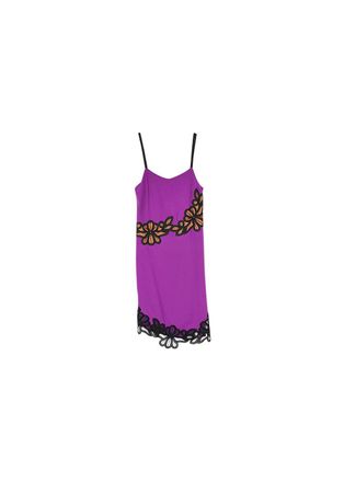 Victoria Beckham Crochet Lace Detail Slip Dress Size XXS