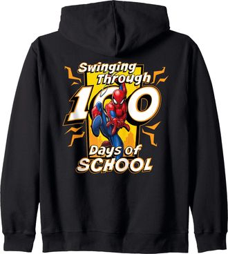MARVEL Super Heroes Spider-Man 100 Days of School 100th Day Kapuzenjacke