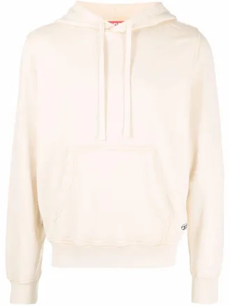 Diesel hoodie &agrave; patch logo - Jaune