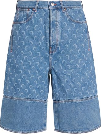 Marine Serre HOSEN & R&Ouml;CKE - Jeansshorts auf YOOX.COM