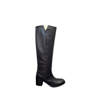Via Roma 15 Femme, Chaussures, Noir, Taille: 38 EU Botte Haute Santa Monica