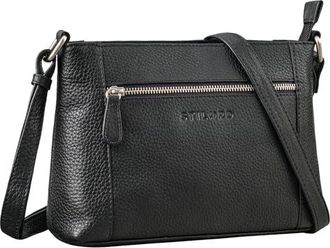 STILORD Peach Petit Sac a Main Femme Cuir Sac Bandouli&egrave;re Femmes Sacoche Petite Pochette Vintage Sac Besace, Couleur:noir
