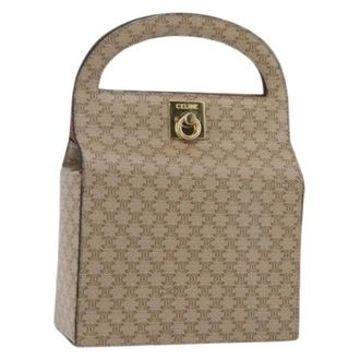 Celine Sac &agrave; main vintage en plastique Pre-owned - Femme - Pre-owned - Beige - Taille: ONE Size