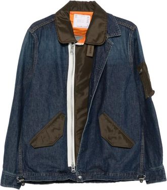 sacai Homme, Vestes, Bleu, Taille: S Veste en jean