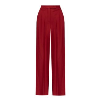 Max Mara Femme, Pantalons, Rouge, Taille: 36 FR Rito Pantalons