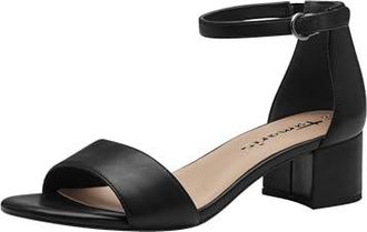 Tamaris Sandales Mode Femme 1-28295-42, Pointure:38 EU, La Couleur:Noir