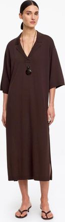 Arket Lockeres Feinstrickkleid -Braun