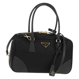 Prada Pre-owned Nylon Handtasche - - Pre-owned - Damen - Schwarzk - ONE SIZE