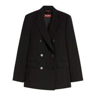 Max Mara Femme, Vestes, Noir, Taille: 36 FR Vadare Blazer
