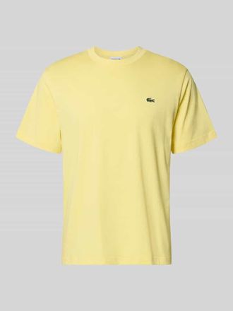 Lacoste Regular Fit T-Shirt aus reiner Baumwolle