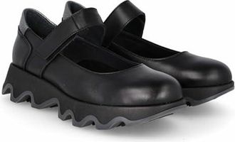 Lince Lince Chaussures avec boucle confortable | Semelle en caoutchouc | Semelle int&eacute;rieure en gel | I51003 | Fabriqu&eacute;es en Espagne, Cuir velours noir, 40 E