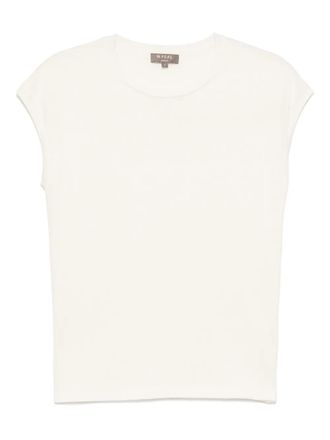 N.Peal haut Cotton Cash Silk - Blanc