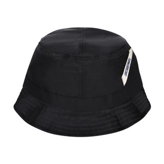 Jacquemus Femme, Accessoires, Noir, Taille: 56 CM Ovalie Bucket Hat