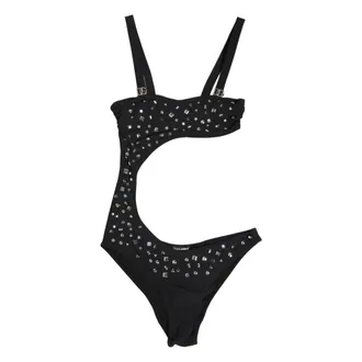 Dolce & Gabbana Damen, Bademode, Schwarzk, SGr&ouml;&szlig;e
