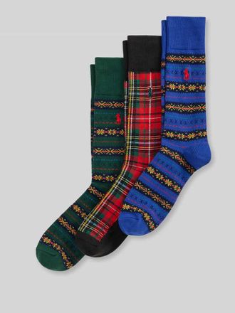 Ralph Lauren Socken mit Logo-Stitching im 3er-Pack