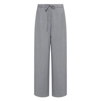 Sportmax Pantalon large - Femme - Pantalons - Gris - Taille: 34 FR