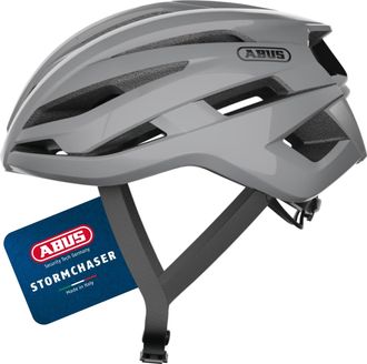ABUS Rennradhelm StormChaser - Leichter und komfortabler Fahrradhelm f&uuml;r professionellen Radsport f&uuml;r Damen und Herren - Grau, Gr&ouml;&szlig;e L