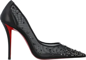 Christian Louboutin Femme, Chaussures, Noir, Taille: 39 1/2 EU Miss Z Degrastrass Perla Pump