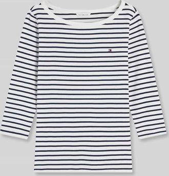 Tommy Hilfiger Regular Fit 3/4-Shirt aus reiner Baumwolle