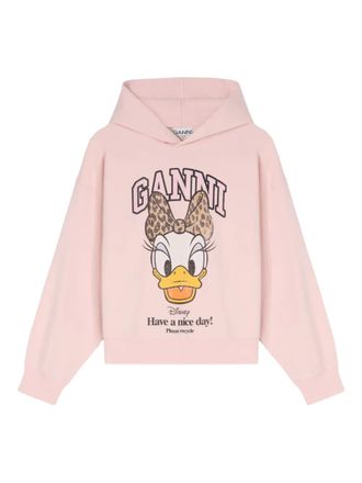 Ganni x Disney hoodie &agrave; imprim&eacute; graphique - Rose