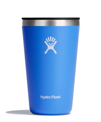 Hydro Flask Tumbler - Thermobecher f&uuml;r Unterwegs 473 ml (16 oz) - Verschlie&szlig;barem, Auslaufsicherem Eindr&uuml;ckdeckel - Doppelwandiger, Vakuumisolierter Reisebecher a