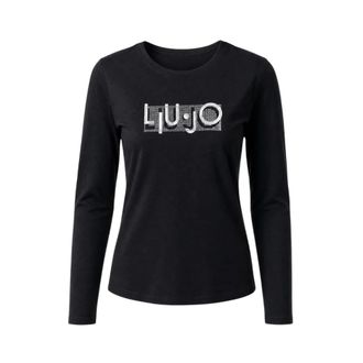 Liu Jo Basic T-Shirt - - Tops - Damen - Schwarzk - XS