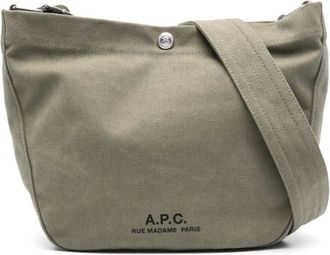 A.P.C. A.p.c., Femme, Sacs, Vert, Taille: ONE Size Journal Small Satchel