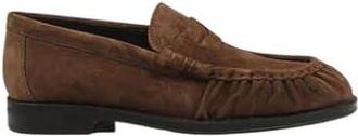 Alpe Mocassins Oxford en cuir marron, marron, 40 EU