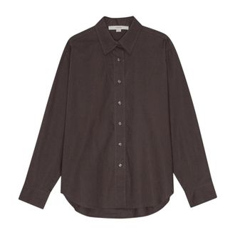 Remain Boxy Shirt - - Blouses & Shirts - Damen - Braun - M