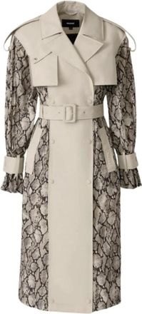 Mackage Femme, Manteaux, Beige, Taille: 38 FR Zonomi-Pr Trench Coat
