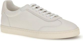 Brunello Cucinelli Deerskin Low-Top Sneaker - White