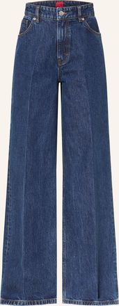 HUGO BOSS Hugo Wide Leg Jeans blau
