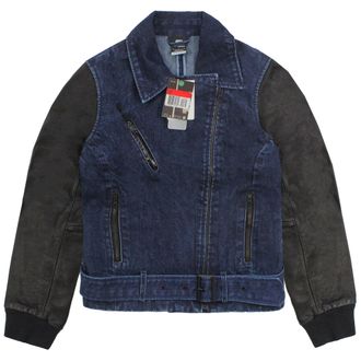 Nike Vintage Nike Damen Denim Moto Destroyer Jacke