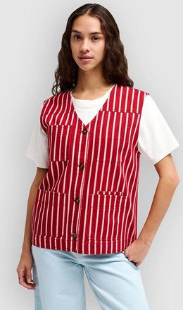 Rvca Pippa Utility Weste brick red