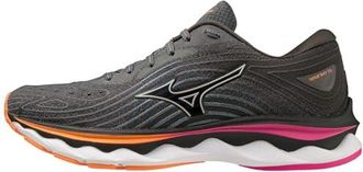 Mizuno Wave Sky 6 Chaussure de Course sur Route pour Femme Noir Rose Orange 40.5 EU