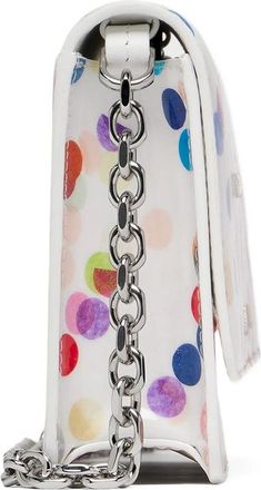 Maison Margiela Confetti-Print Polyurethane Foldover Wallet - White