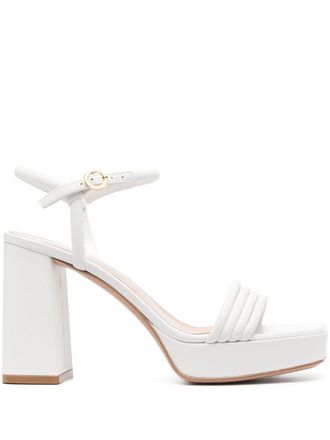 Gianvito Rossi Plateau-Sandalen - Weiß