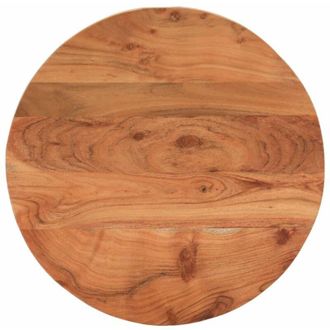 vidaXL Vidaxl - Dessus de table &Oslash;50x3,8 cm rond bois massif dacacia