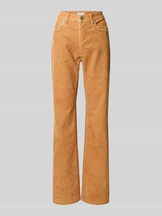 Paco Rabanne High Waist Cargohose mit Cordstruktur