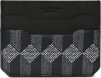 Au Départ porte-cartes à motif géométrique - Noir