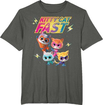 Disney Junior SuperKitties Full Team Kitty Cat Fast T-Shirt