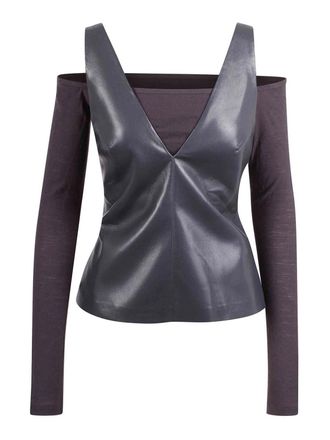 Nanushka Top - Gris