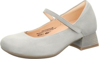 Think Damen Delicia nachhaltige Wechselfußbett Riemchen Pumps, 2000 Ice, 42.5 EU