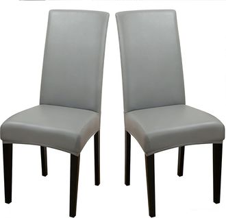 Generic wasserdichte PU-Stuhlbez&uuml;ge Set F&uuml;r Esszimmer - Langlebige Schonh&uuml;llen F&uuml;r K&uuml;che, Hotel & Restaurant, Hochzeit, Event, Bankett, Stretchhussen, Atmungs