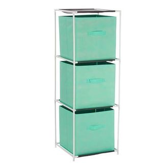 San Ignacio Regal mit 3 Schubladen, TNT, Minzgrün