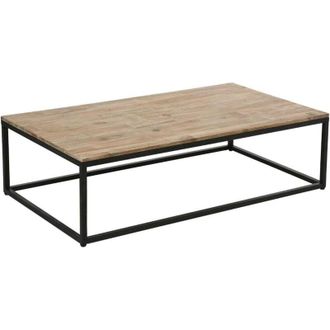 Atmosphera Atmosphera - Table basse Edena acacia 115x65cm cr&eacute;ateur dint&eacute;rieur