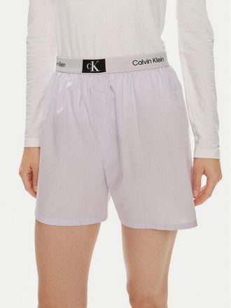 Calvin Klein Underwear Stoffshorts 000QS6972E Violett Relaxed Fit