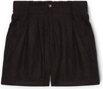 Motivi Femme, Shorts, Noir, Taille: 42 FR Short fluide &agrave; plis
