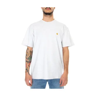 Carhartt Work in Progress Homme, Tops, Blanc, Taille: L T-shirt Chase Manches Courtes