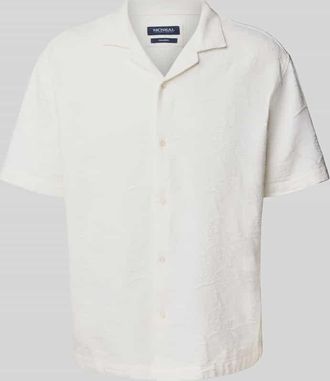 Mc Neal Tailored Fit Freizeithemd aus Baumwoll-Mix mit Leinen-Anteil